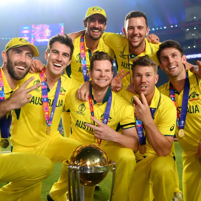 Mitchell Marsh's Trophy Pose Stirs Up Controversy Among Indian Cricket ...