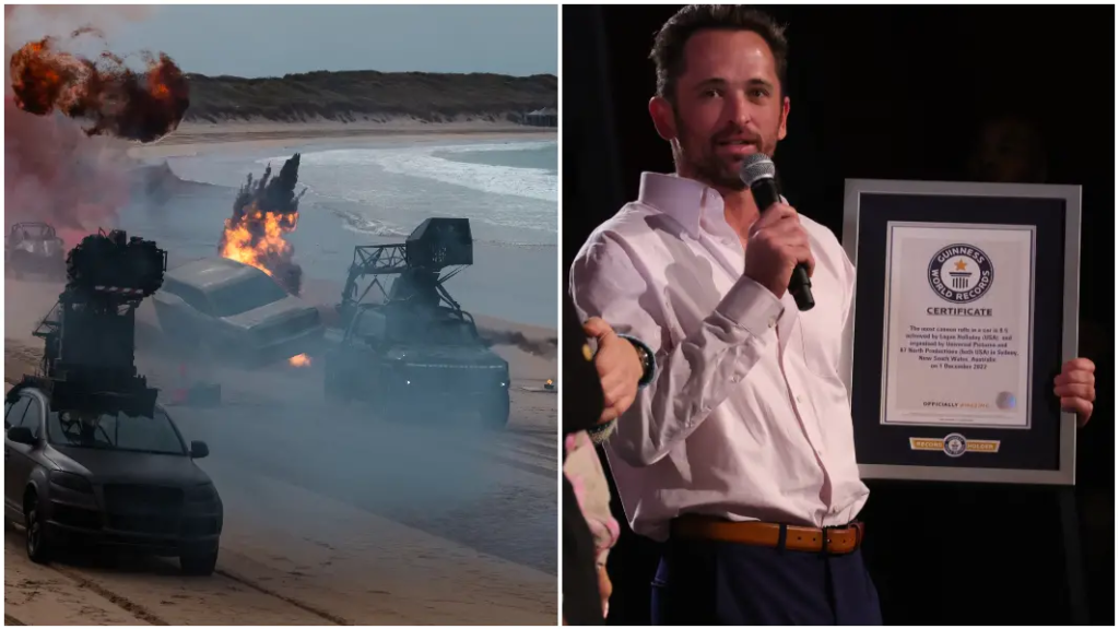 Stuntman ‘The Fall Guy’ Breaks Guinness World Record in Spectacular ...